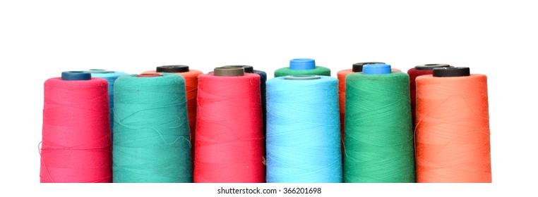Selection Brightly Coloured Cotton Threads On Stock Photo (Edit Now ...