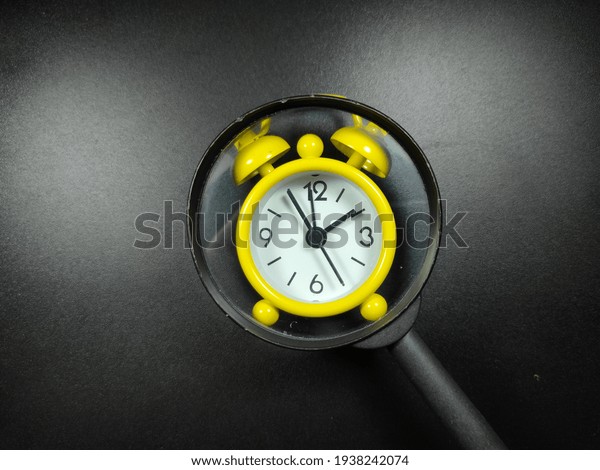Selective Focus Blur Clock Blur Magnifying Stock Photo 1938242074 ...