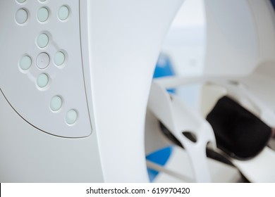 Selective Focus Ct Scanner Control Panel Stock Photo 619970420 ...