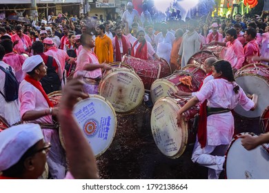 Selective Focus Image Group Devotees Dancing Stock Photo 1792138664 ...