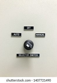 Selector Switch Control Auto Off Manual Stock Photo 1407721490 ...
