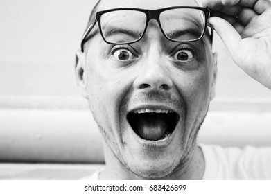 Self Portrait Dramatic Face Out Focus Stock Photo 683426848 | Shutterstock