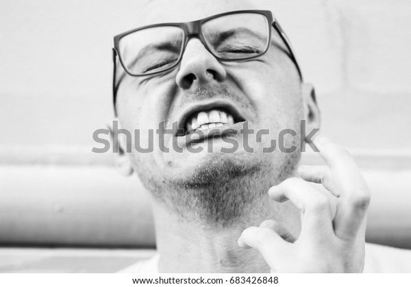 Self Portrait Dramatic Face Out Focus Stock Photo 683426848 | Shutterstock