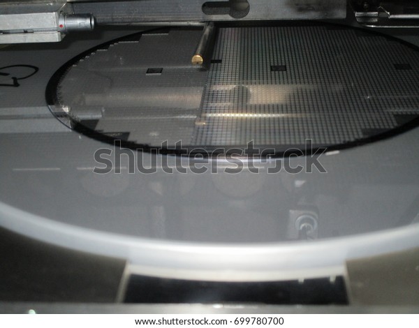 Semiconductor Silicon Wafer Circle Ring Die Stock Photo 699780700 ...