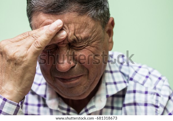Senior Man Crying Stock Photo 681318673 | Shutterstock