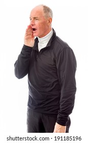 Senior Man Whispering Stock Photo 191185196 | Shutterstock