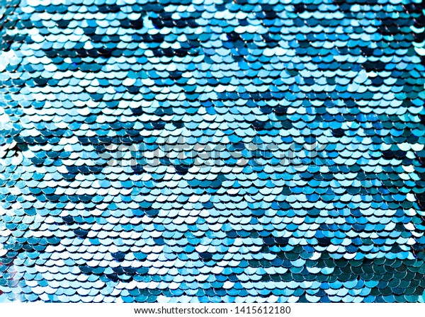 Sequins Closeup Macro Abstract Background Blue Stock Photo (Edit Now ...