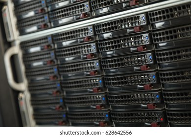 Server Rack Cluster Data Center Stock Photo (Edit Now) 628642601