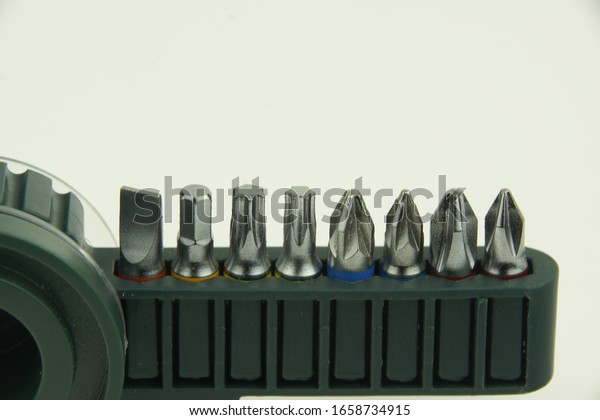 Set Attachments Screwdriver Stock Photo 1658734915 | Shutterstock