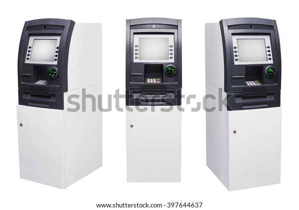 Set Automated Teller Machine Atm Isolated Stock Photo (Edit Now) 397644637