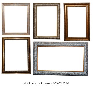 Set Beautiful Frames Paintings Stock Photo 549417166 | Shutterstock
