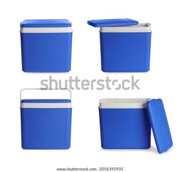 Set Blue Plastic Cool Boxes On Stock Photo 2056395935 | Shutterstock
