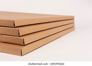 Set Cardboard Packaging Different Dimensions Thickness Stock Photo ...