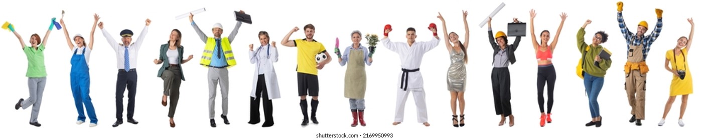 Set Collage Image Profession Different Workers Stock Photo 2169950993 ...