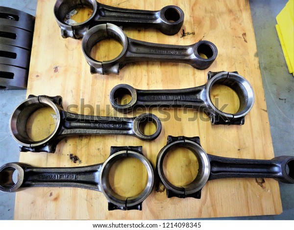 Set Connecting Rod Engine Stock Photo 1214098345 | Shutterstock