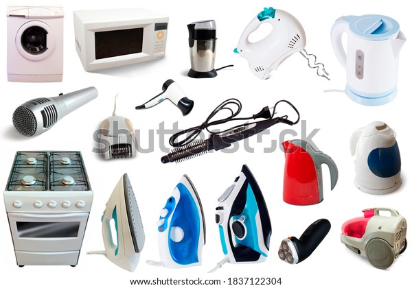 4,526 Household Appliances Isolated Set Stock Photos, Images ...