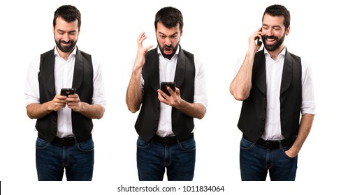 7,077 Sad Man Holding Phone Images, Stock Photos & Vectors | Shutterstock