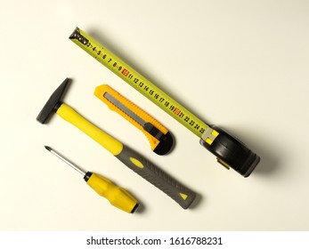 Set Different Construction Tools On White Stock Photo 1616788231 ...