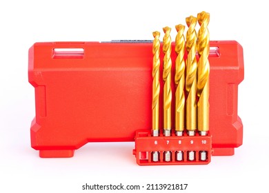 Set Drill Bits Drill Red Box Stock Photo 2113921817 | Shutterstock