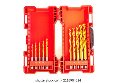 Set Drill Bits Drill Red Box Stock Photo 2118904514 | Shutterstock