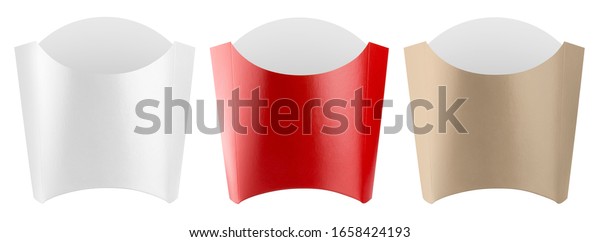 Set Empty Carton Package Boxes Nuggets Stock Photo 1658424193 ...