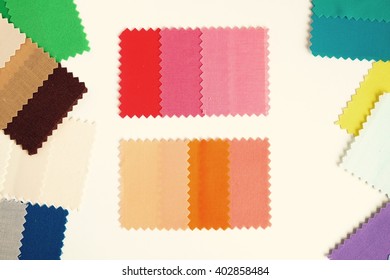 Set Fabric Swatch Samples Texture Stock Photo 402858484 | Shutterstock