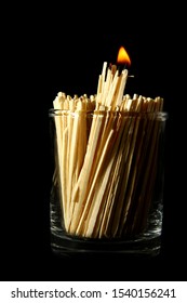 Set Fire Using Bamboo Toothpick Stock Photo 1540156241 | Shutterstock