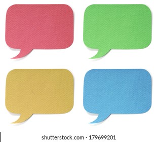 Set Four Dialog Boxes Isolated On Stock Photo 179699201 | Shutterstock