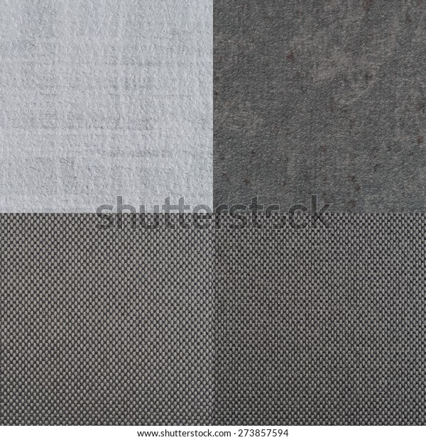 Set Grey Vinyl Samples Texture Background Stock Photo (Edit Now) 273857594