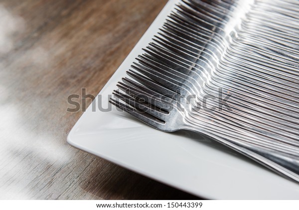 Set Metallic Fork Stock Photo 150443399 | Shutterstock