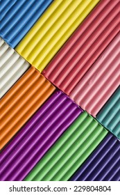 Plasticine Color Palette On White Background Stock Photo 1655977399 ...