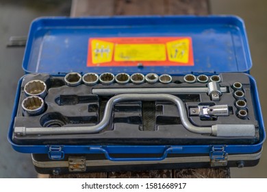 Set Socket Wrench Plastic Box Stock Photo 1581668917 | Shutterstock