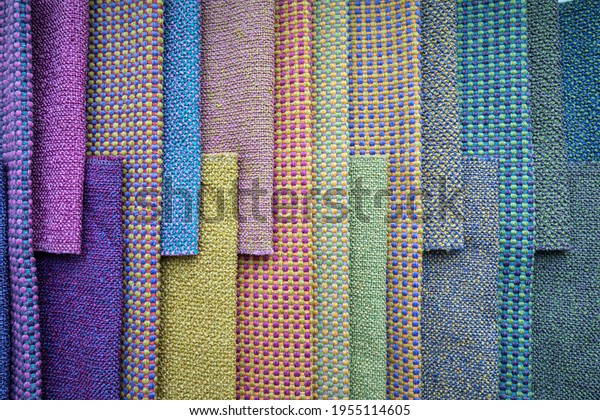 Set Tissue Samples Different Textures Colors Stock Photo (Edit Now ...