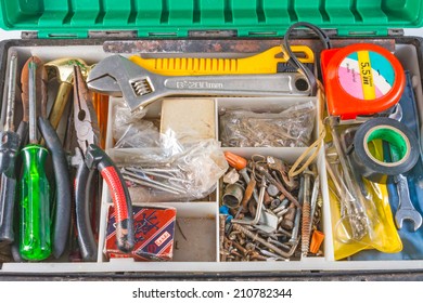 Set Tools Box Stock Photo (Edit Now) 210782344