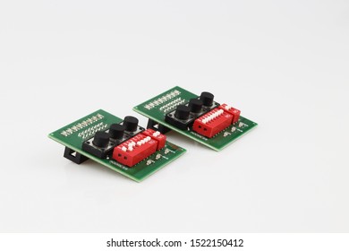 Set Two Electronic Components Isolated On Stock Photo (Edit Now) 1522150412