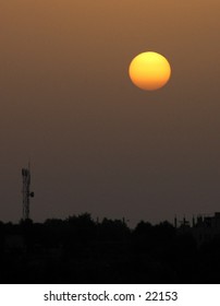 Setting Sun Next Communication Post Stock Photo 22153 | Shutterstock