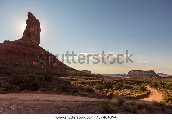 Several Different Stone Monuments Bizarre Shape Stock Photo 737484094 ...