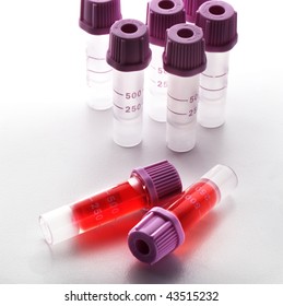 Several Empty Filled Plastic Vials Shot Stock Photo 43515232 | Shutterstock