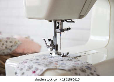 Sewing Machine Operation Different Angles Sewing Stock Photo 1951896613 ...