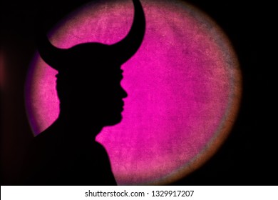 Shadow Monster Horns Shadow Devil Stock Photo 1329917207 | Shutterstock