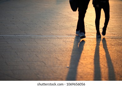Shadow People Walking Stock Photo 1069656056 | Shutterstock