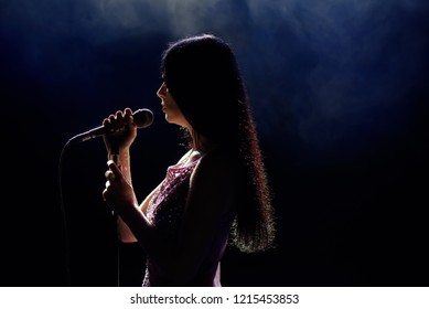 Стоковая фотография 1094066288: Shadow Singer Light | Shutterstock