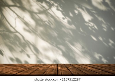 Shadow Table Background White Wall Shadows Stock Photo 2159512287 ...