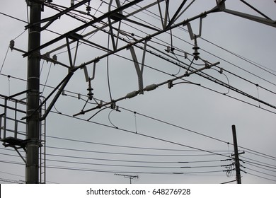 Shadow Train Power Line Background Sky Stock Photo 648276928 | Shutterstock
