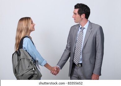6,288 Students shaking hands Images, Stock Photos & Vectors | Shutterstock