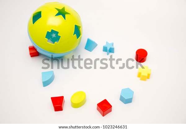 Shape Sorting Ball On White Background Stock Photo 1023246631 ...
