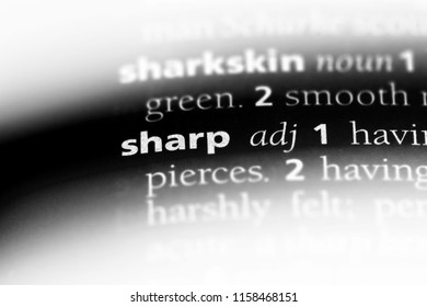 Sharp Word Dictionary Sharp Concept Stock Photo 1158468151 | Shutterstock