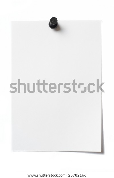 Sheet Scrap White Background Stock Photo 25782166 | Shutterstock