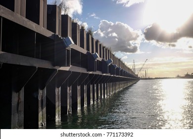 Ship Loading Dock Sun Reflected On Stock Photo 771173392 | Shutterstock