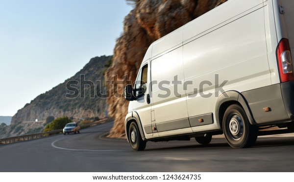Shipping Goods Using Delivery Van Stock Photo 1243624735 | Shutterstock